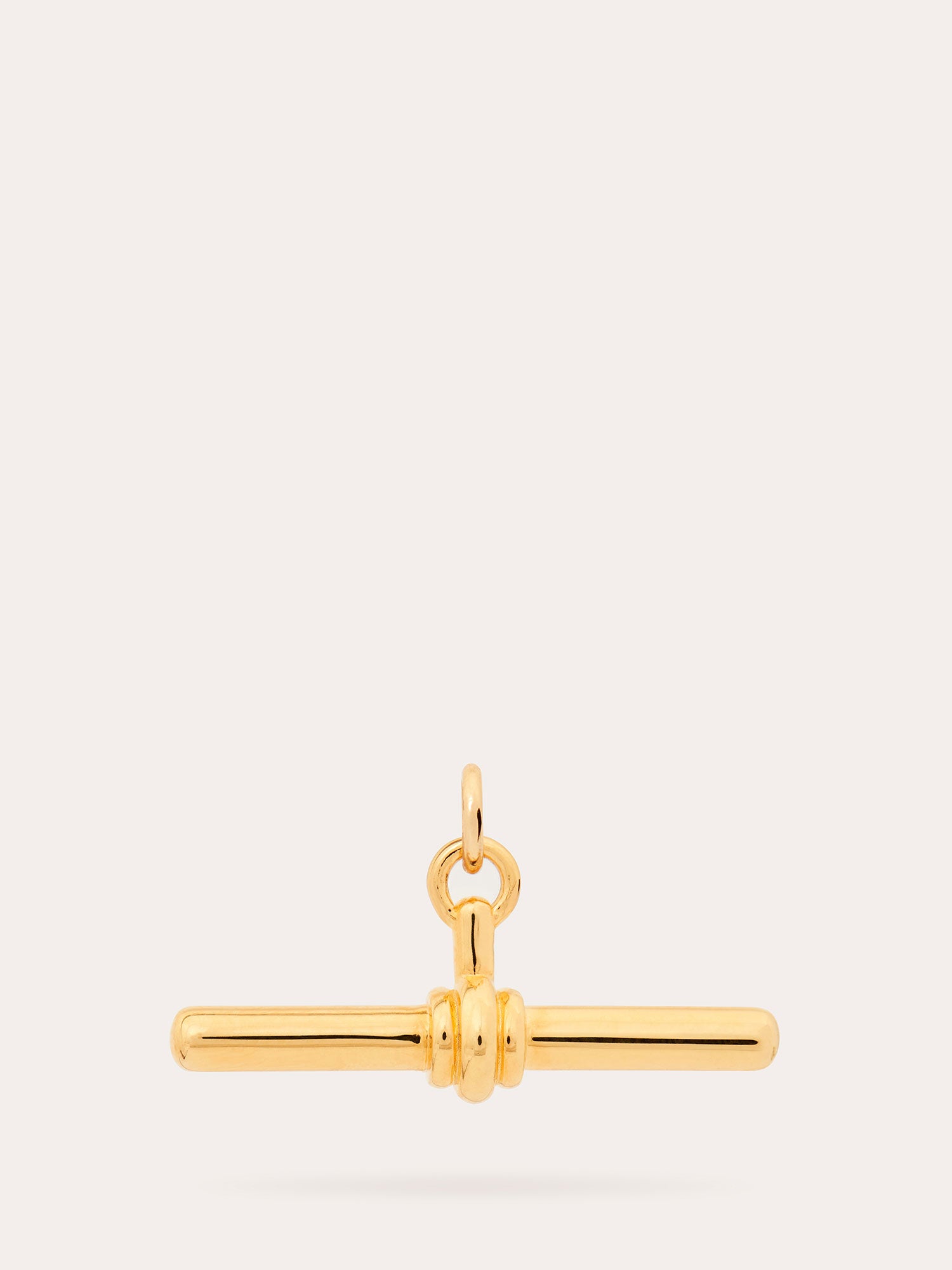 Albert Lock T-Bar Gold Vermeil Pendant