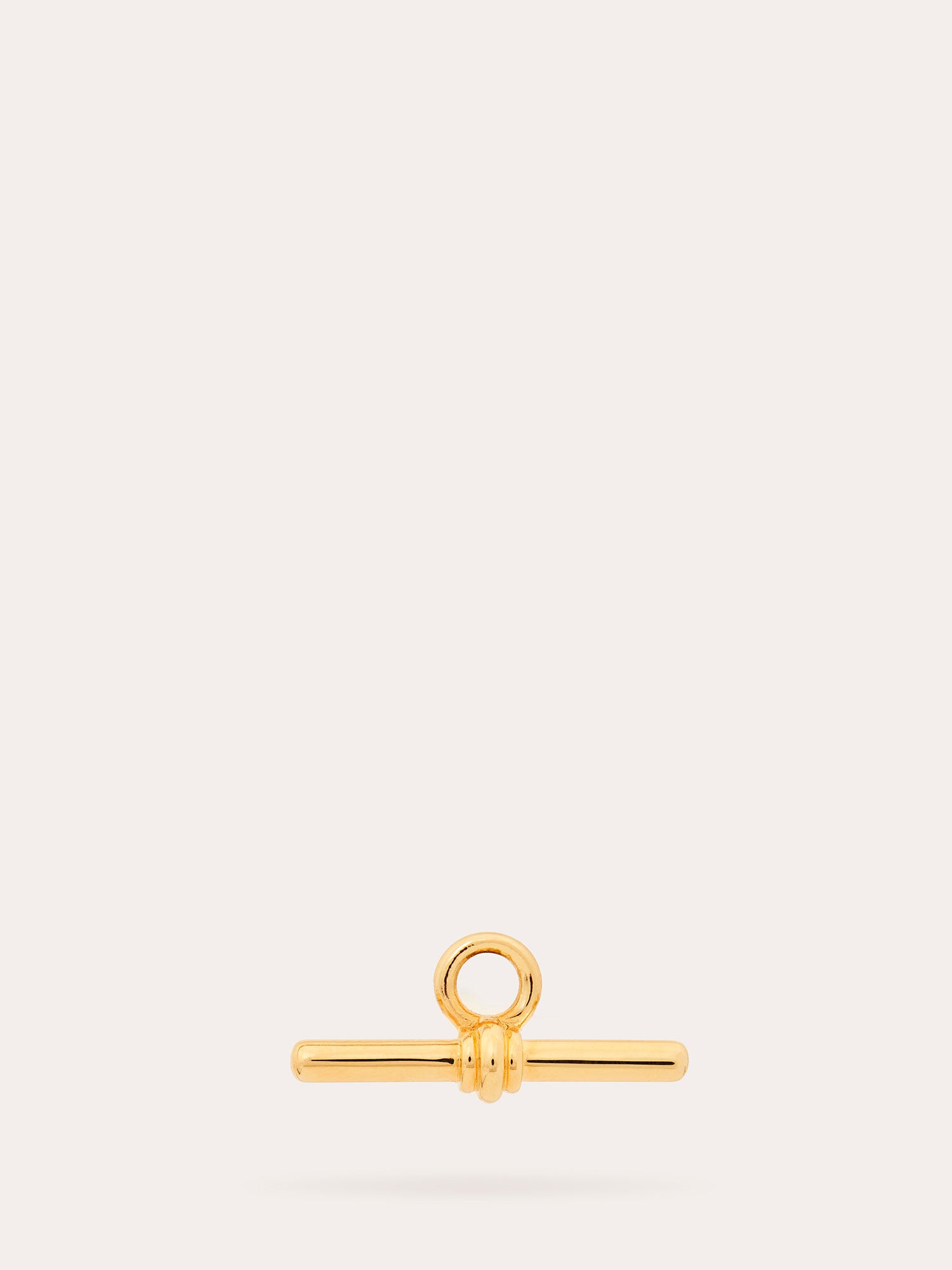 Mini Albert Lock T-Bar Gold Charm